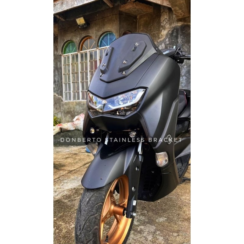 YAMAHA NMAX V2 -2.1 STAINLESS BRACKET FOR MINI DRIVING LIGHT | Shopee ...