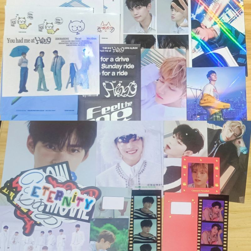 [ONHAND] ZB1 Zerobaseone Unsealed Albums and Album Inclusions | Shopee ...