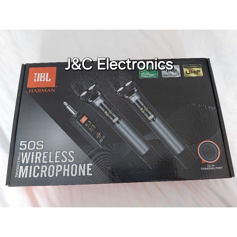 JBL Harman 50S Universal Wireless UHF Microphone | Shopee Philippines