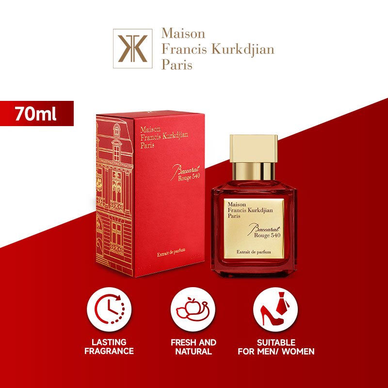MFK Baccarat Rouge 540 Extrait De Parfum Perfume For Unisex 70ml ...