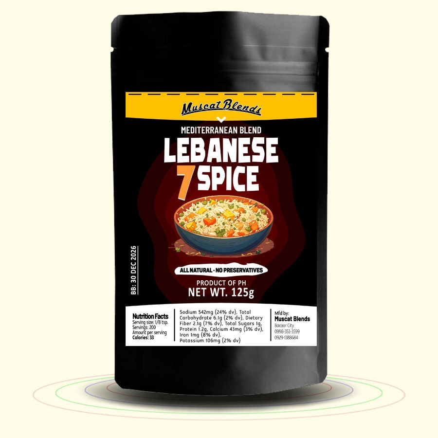 LEBANESE 7 SPICE SEASONING BLEND 125g | Shopee Philippines