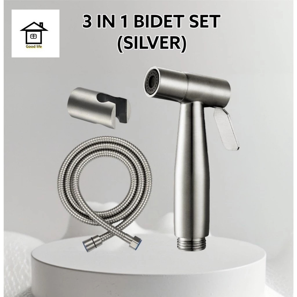 Bidet Set/Toilet Handheld Bidet Sprayer SUS304 Stainless Steel with ...
