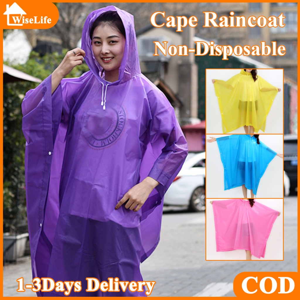 Raincoat Motorcycle Electric Scooter Riding Raincoat EVA Non-disposable ...