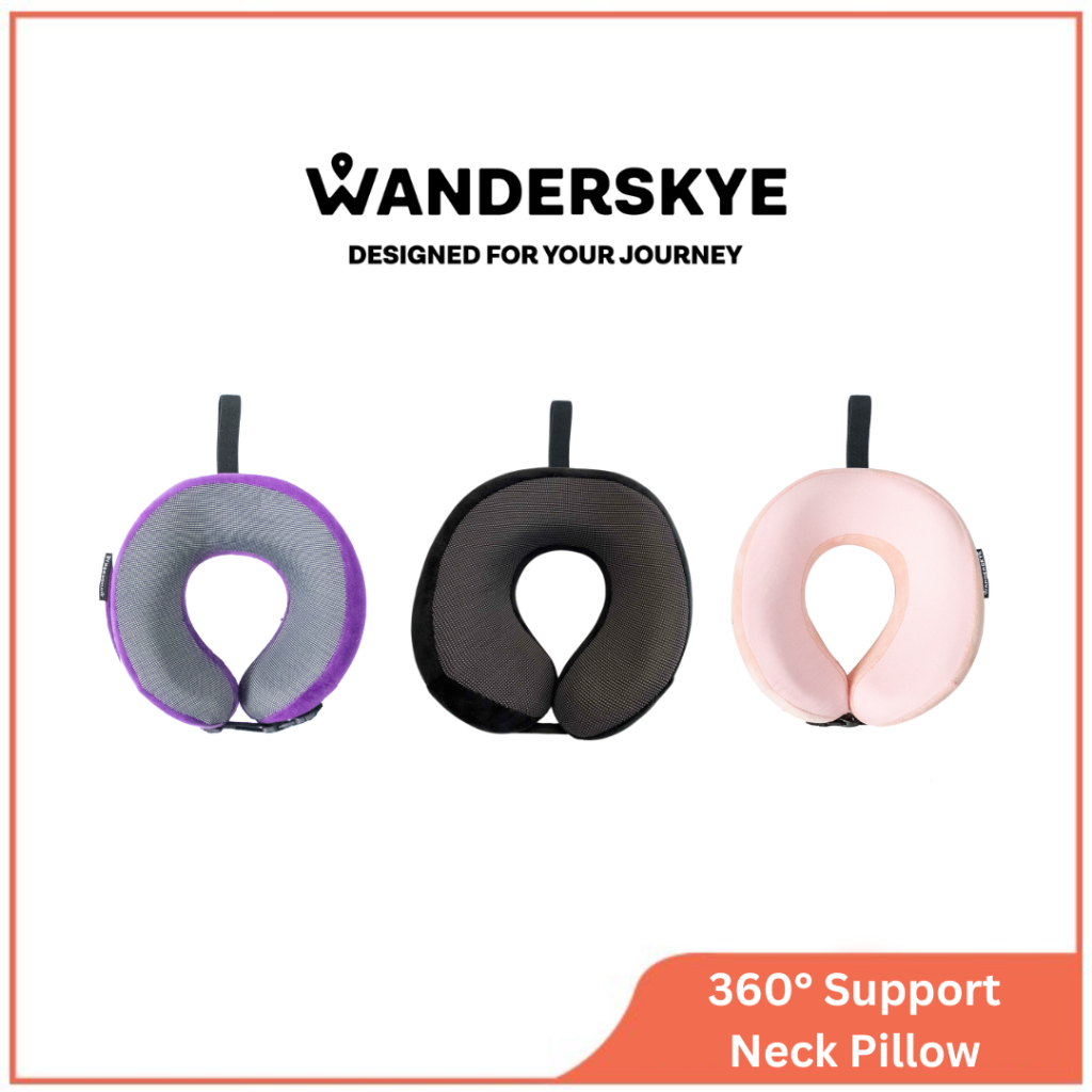 Wanderskye 360° Support Compact Neck Pillow | Shopee Philippines
