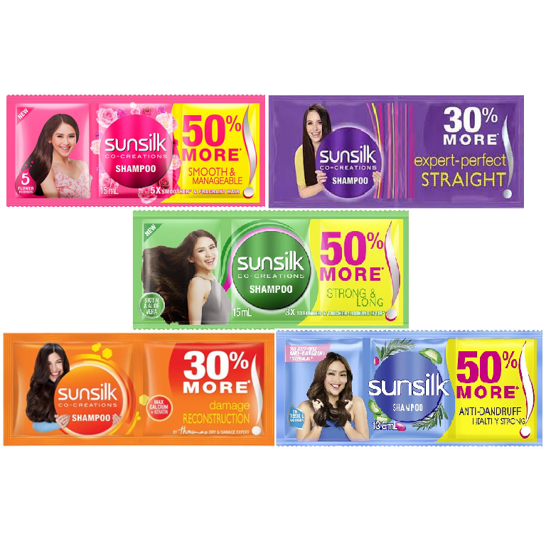 Sunsilk Shampoo Sachet X12 | Shopee Philippines