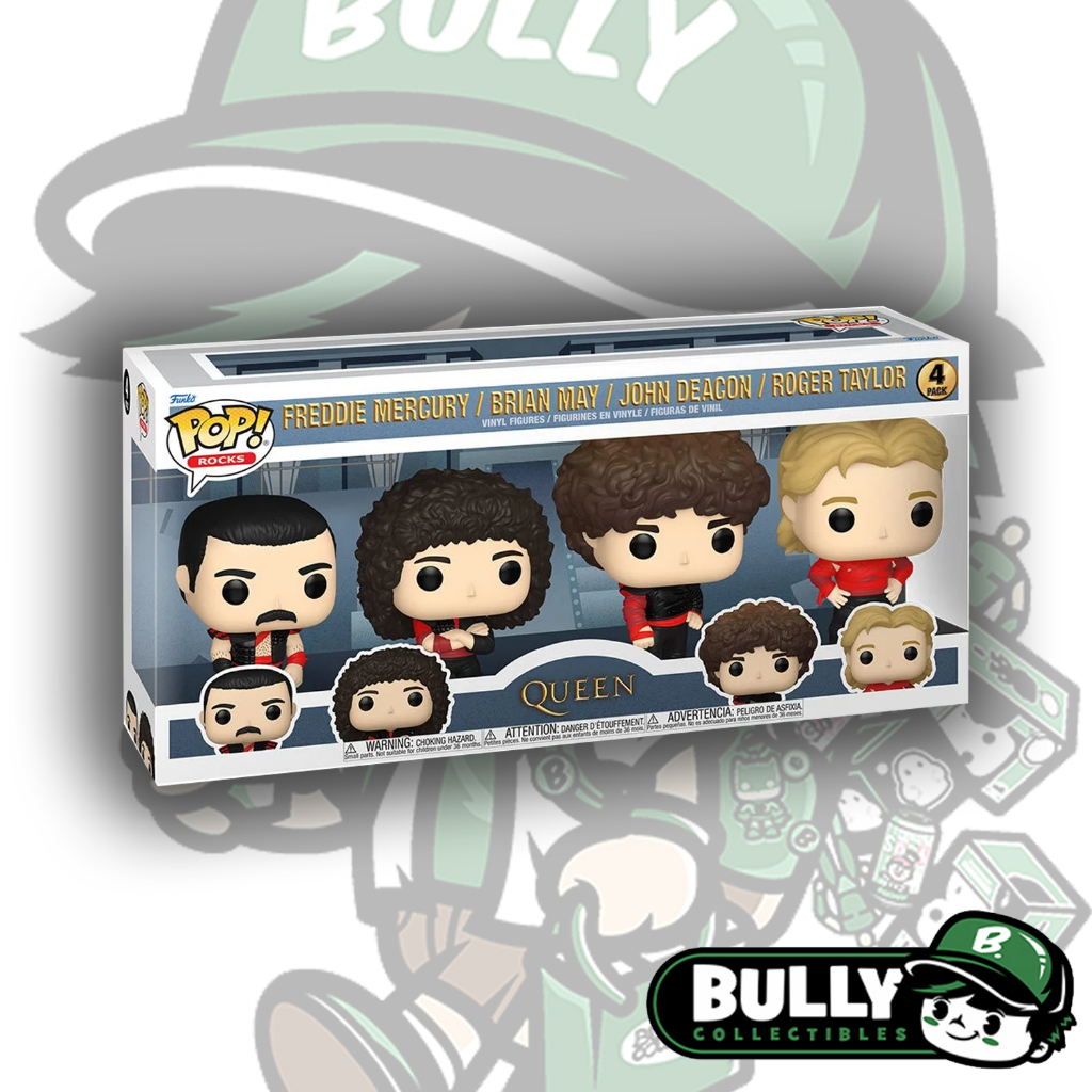 Funko POP! Rocks: Queen - Radio Gaga (Freddie Mercury/Brian May/John ...