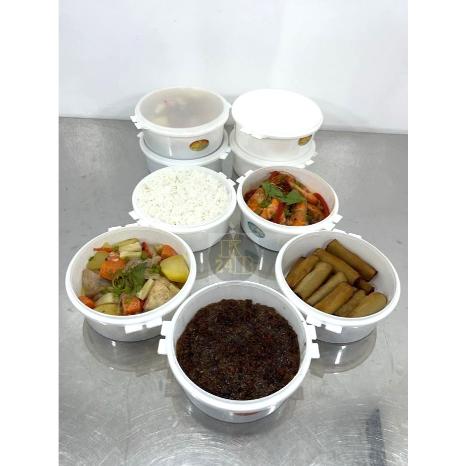 #4530 Dyna Ware Refrigerator Box Salad Compartment Lunch Box (4 pcs ...