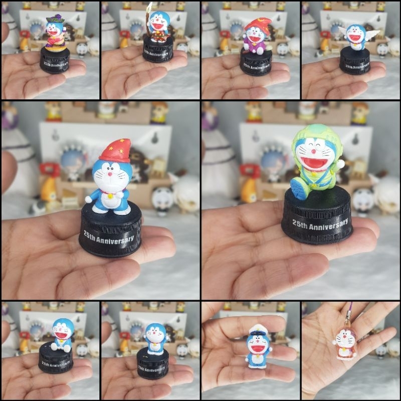 DORAEMON 25TH ANNIVERSARY BOTTLE CAP FIGURES KEYCHAIN | Shopee Philippines