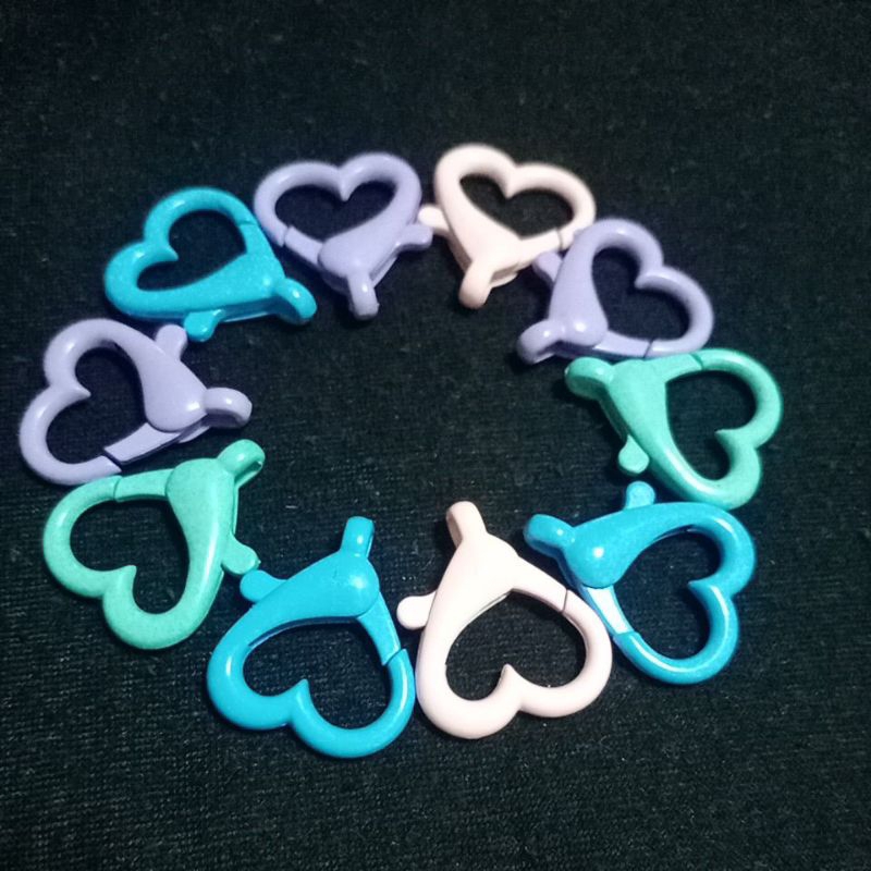 25mm Spring Heart Alloy Buckle for Key Chain (10's) | Shopee Philippines