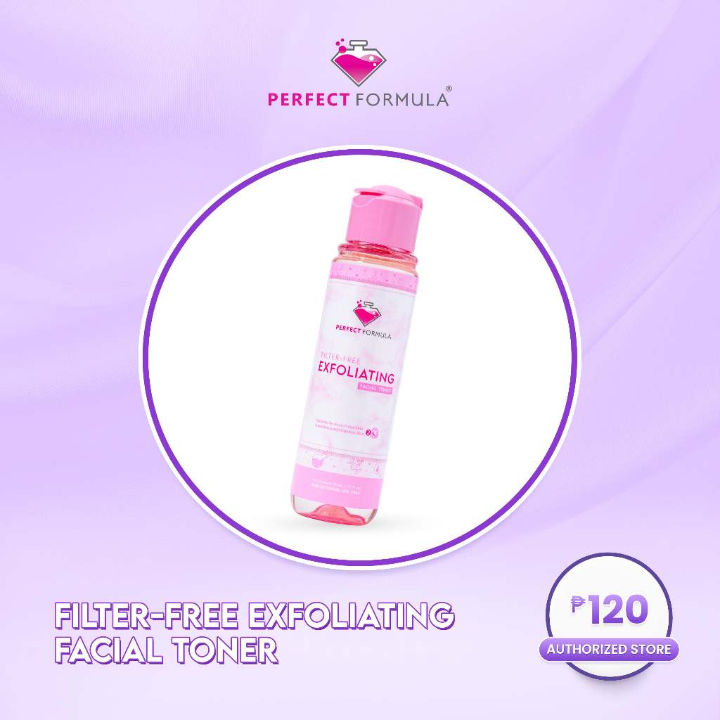 Perfect Formula 𝗙𝗶𝗹𝘁𝗲𝗿-𝗙𝗿𝗲𝗲 𝗘𝘅𝗳𝗼𝗹𝗶𝗮𝘁𝗶𝗻𝗴 𝗙𝗮cial 𝗧𝗼𝗻𝗲𝗿 60ML (mild/rabiya ...
