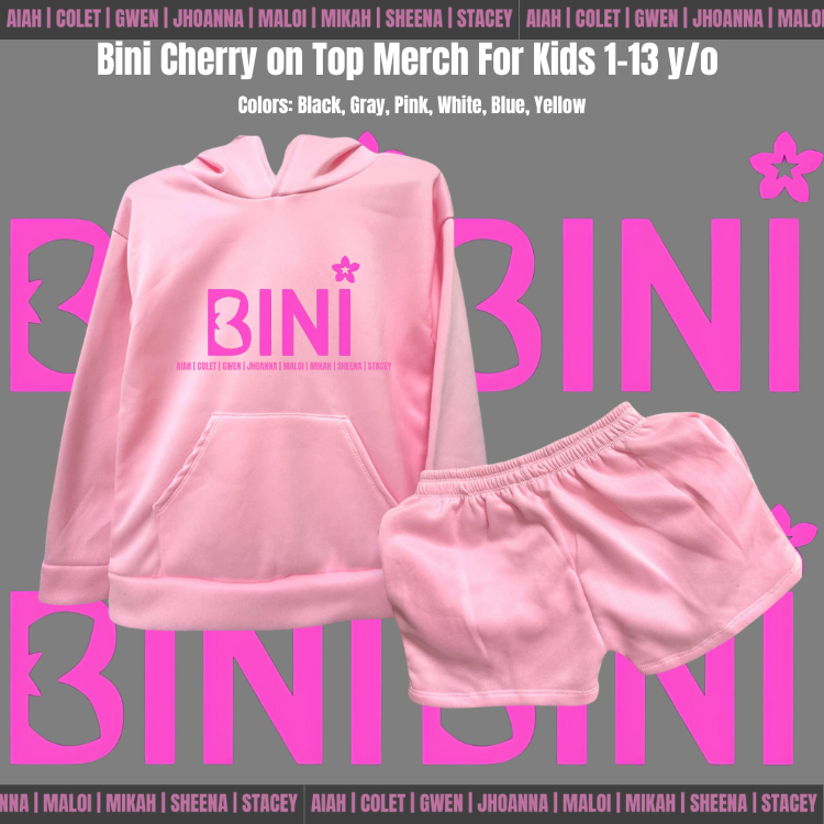 Bini merch Bini kids terno for girls 1-13y/o Bini terno jersey Bini ...