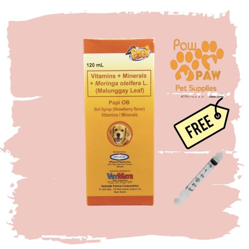 Papi OB Syrup (Vitamins + Minerals) 120ml | Shopee Philippines