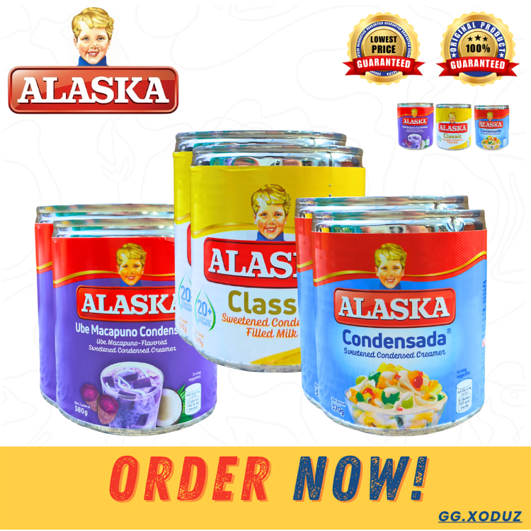 ALASKA Condensada Sweetened Condensed Filled Milk, Creamer, Ube ...