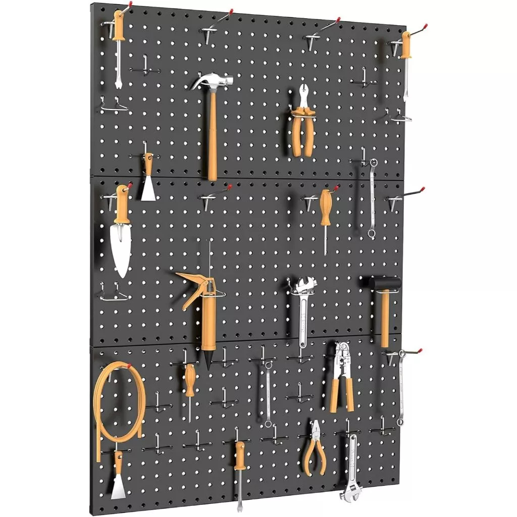 Wall Shelf Metal Pegboard Wall Storage Display Esports Room Shelves ...