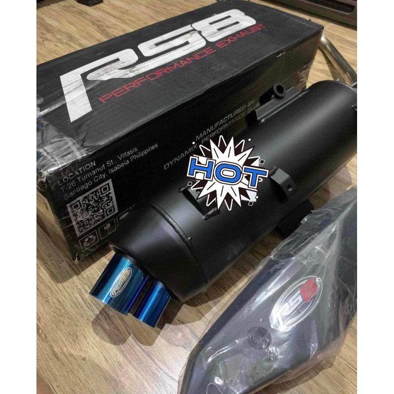Rs8 Dc8 Power Pipe Dual Tip Aerox V2 Nmax V2 Shopee Philippines