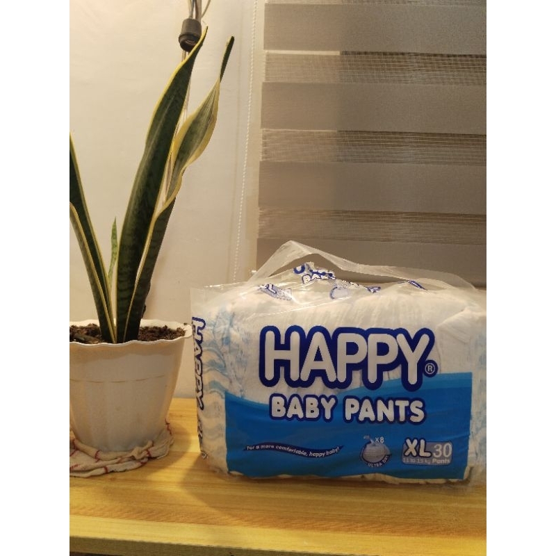 Happy Extra Large Diapers 30s. Pants Diapers. | Shopee Philippines