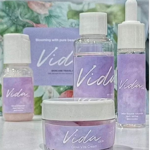 SKB Vida Skin Set of 4, Whitening, Anti-aging & Anti-wrinkle, with AHA ...