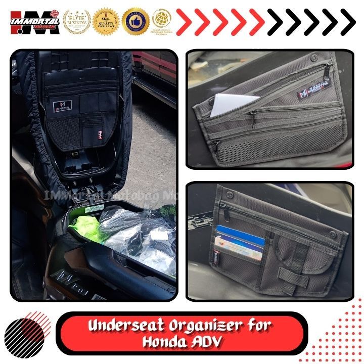 Honda ADV 150/160 Seat Organizer by IMMortal Motobag | Shopee Philippines
