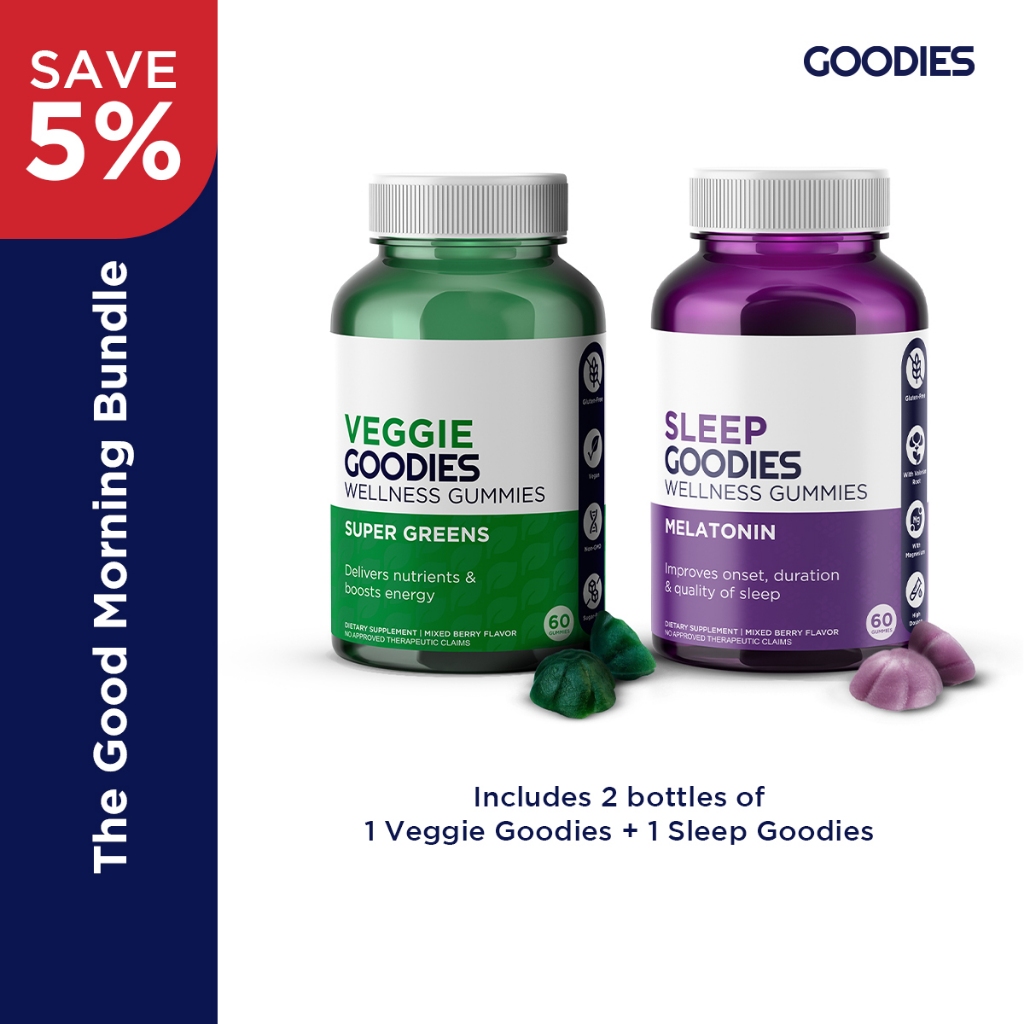 GOODIES NUTRITION The Good Morning Bundle (1 Sleep Goodies + 1 Veggie ...