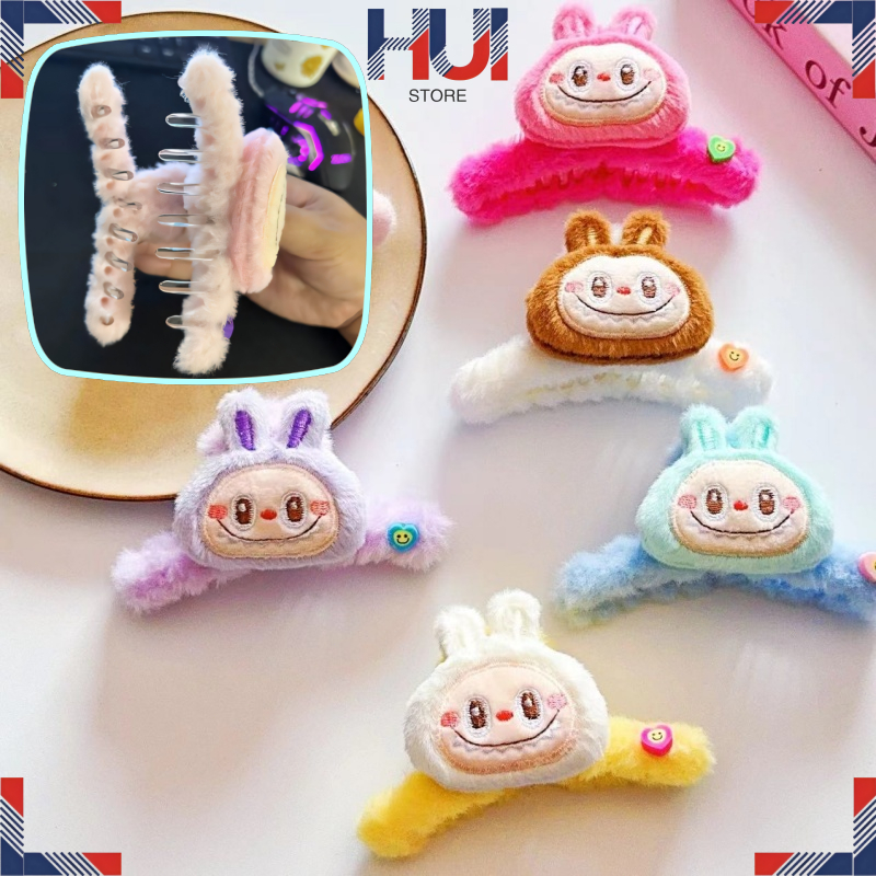 Labubu Hair Clip for Women Anime Cartoon Cute Doll Hair Accessories ...