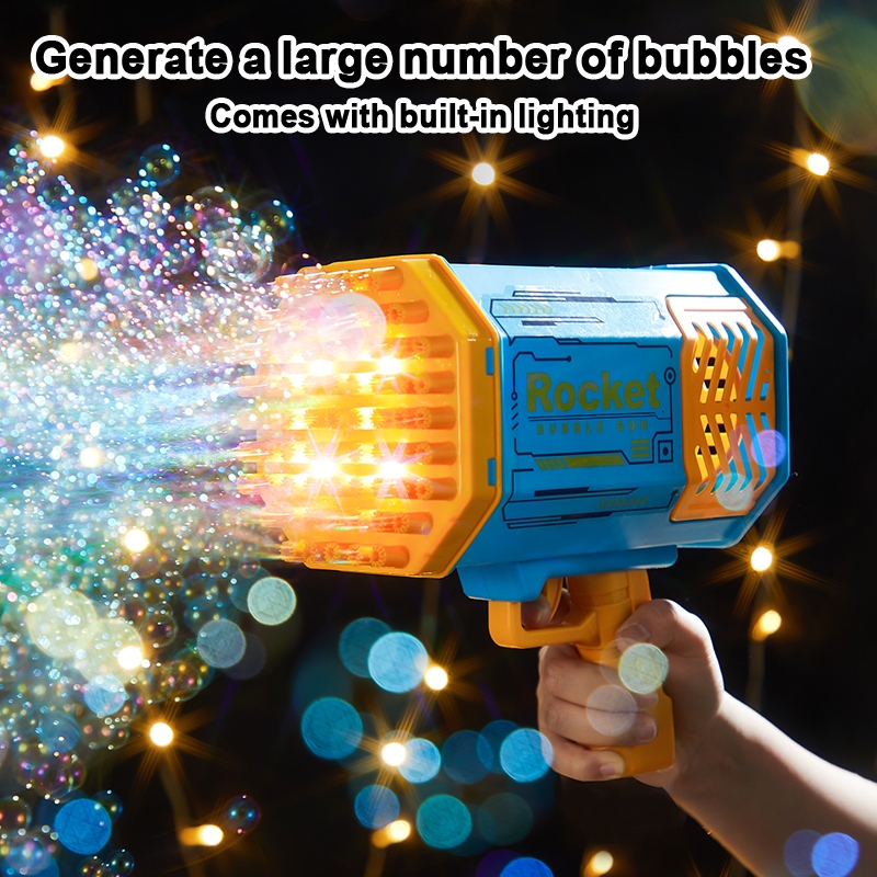 Fully Automatic Bubble Machine Bubble Toys Gun Kid Soap Bubble Gun Toy ...