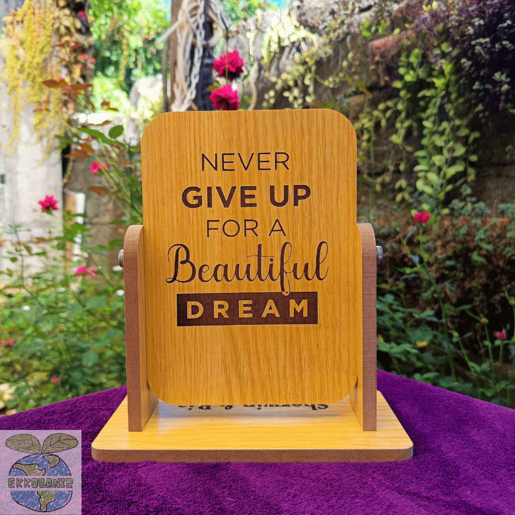 Personalized Wooden Mirror with Stand | Shopee Philippines