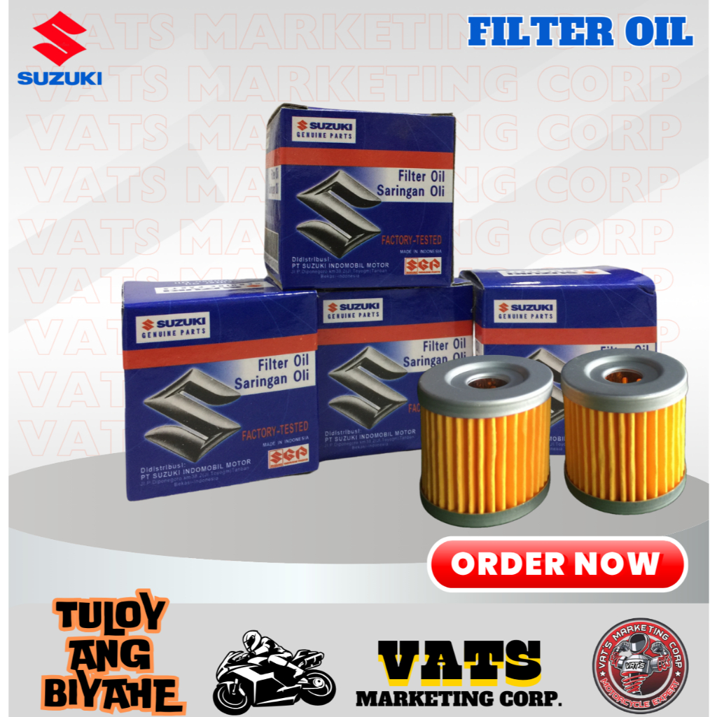 SUZUKI Oil Filter for ALL SUZUKI MOTORCYCLE ( Raider 150 FI/SHOOTER ...