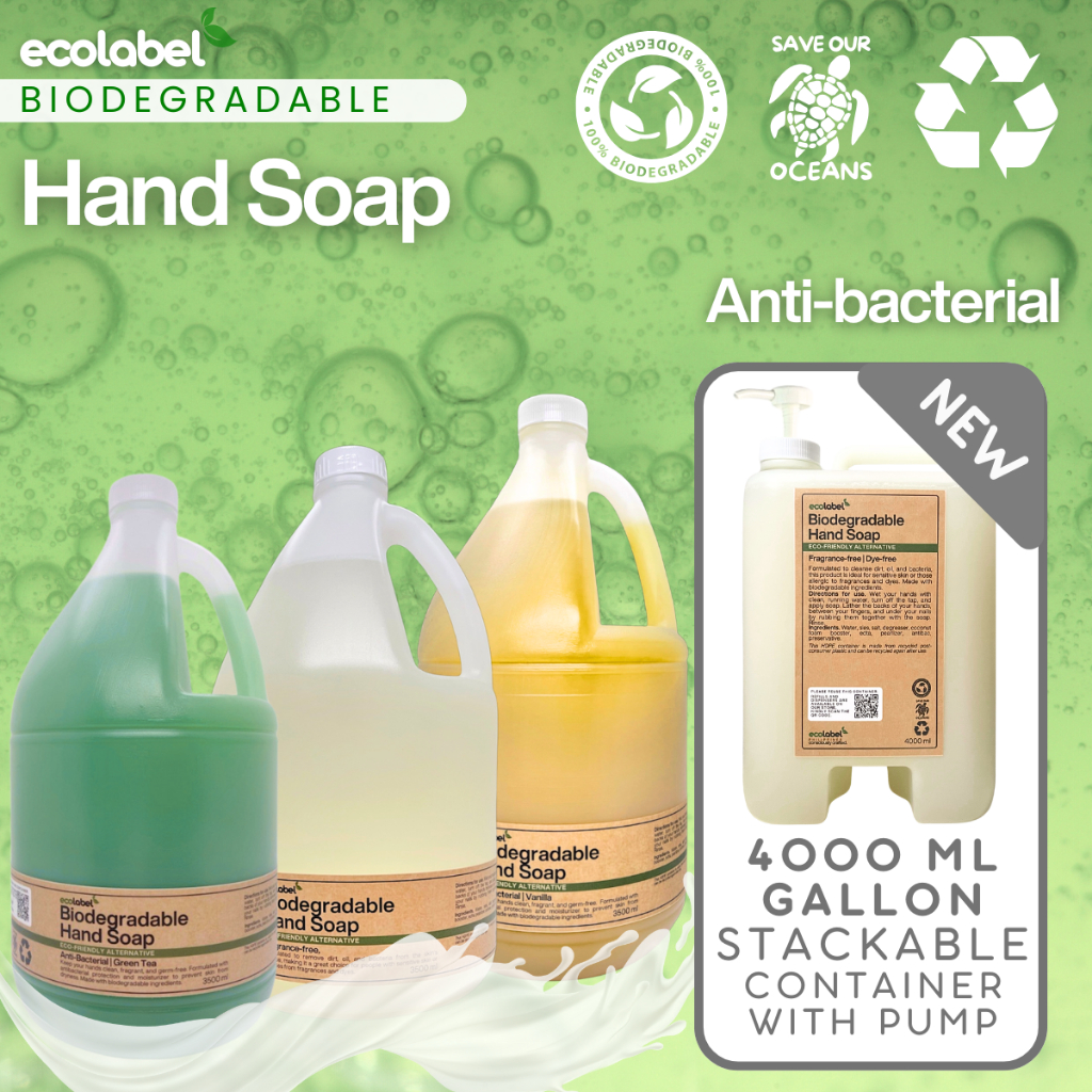 Eco-friendly Liquid Hand Soap 100% Biodegradable Sustainable ...