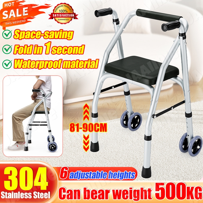 walker tungkod for senior adult walker Stainless steel walker With ...