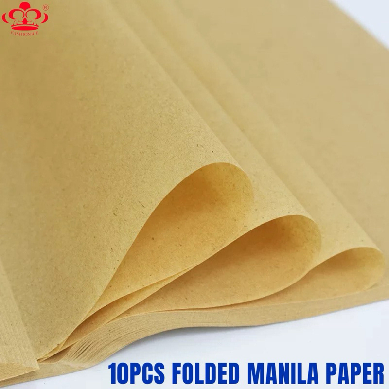 10 Sheets Folder Manila Paper School Practice Activity Project Manila ...