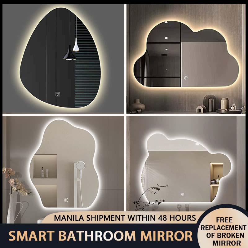 LED bathroom mirror with light Alien intelligent mirror touch screen ...