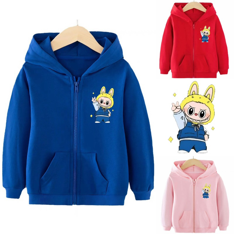 Hoodie Jacket Labubu Fashion Clothes For Girls Boys Ages 2-7 Years ...
