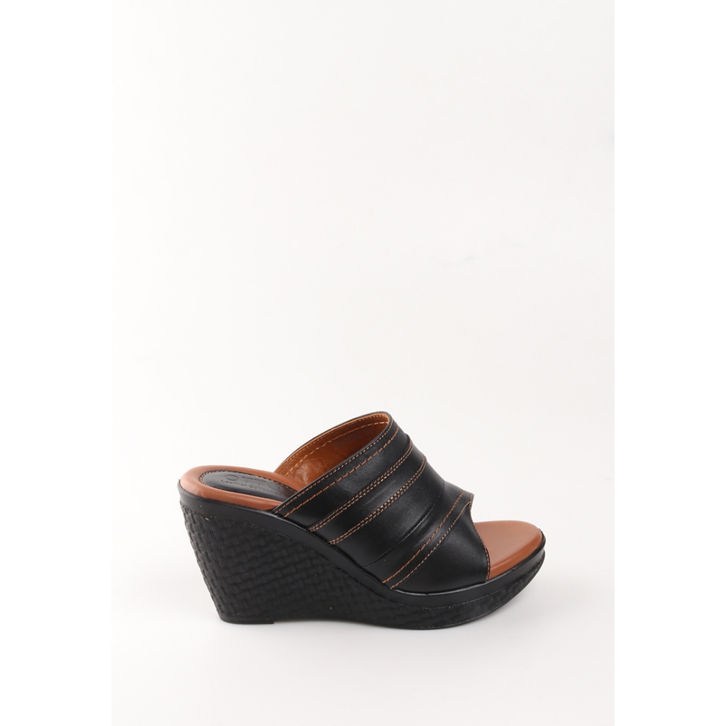 Otto 20801002 Tottie Woman Wedge Genuine Leather Sandals | Shopee ...