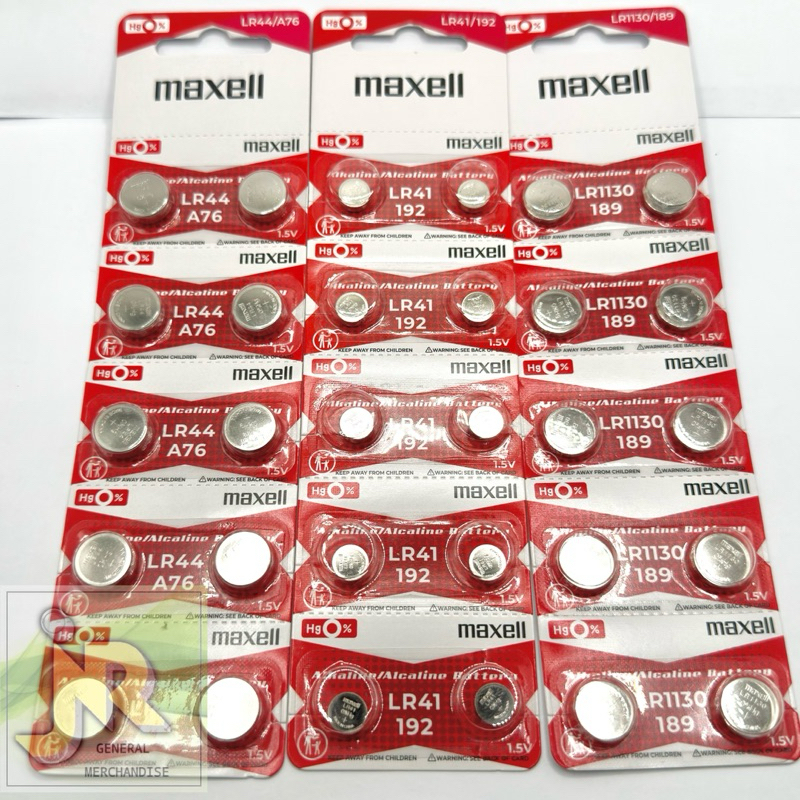 Maxell Original LR44 LR41 LR1130 | Shopee Philippines