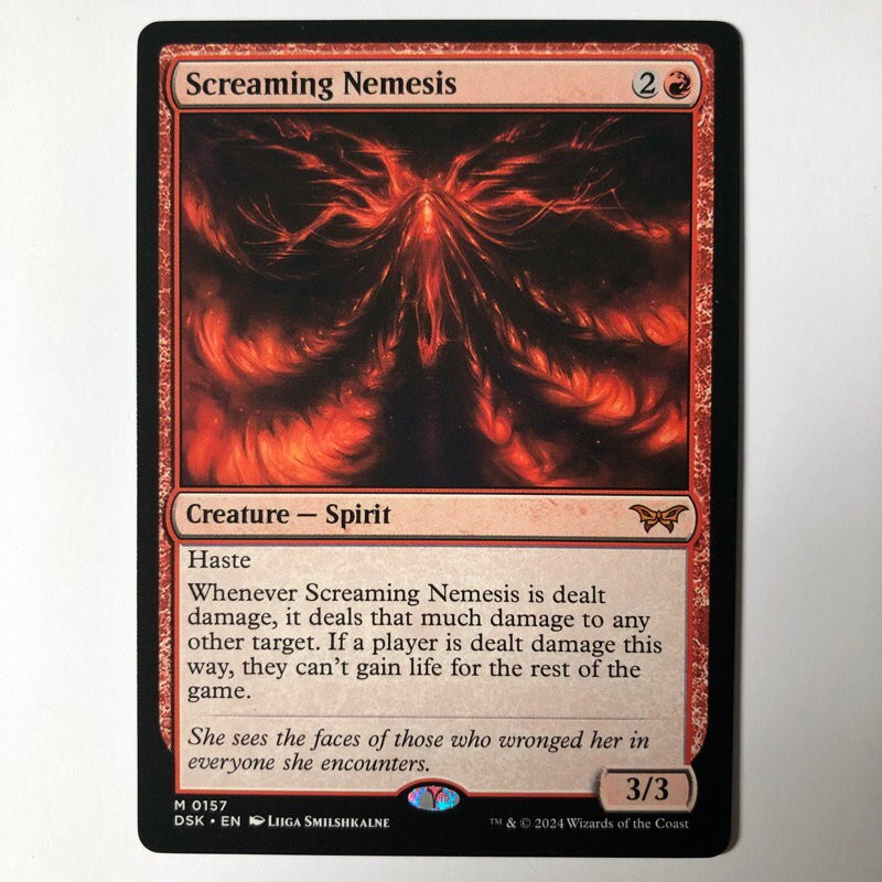 MTG Proxy Playtest Card - Screaming Nemesis (DSK) | Shopee Philippines