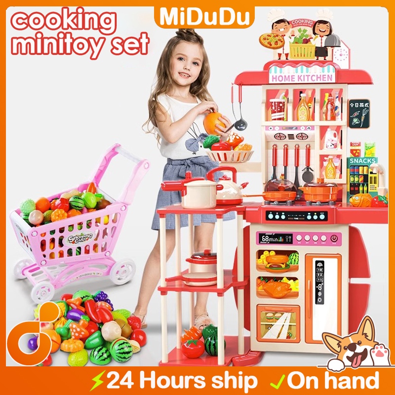 Cooking Toys For Boys Kitchen Set Toys Kitchen Toys Stainless For Kids ...