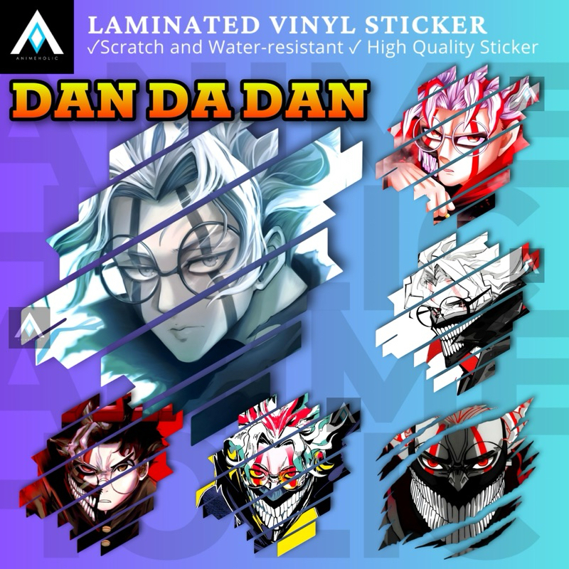 DAN DA DAN ANIME TILES DESIGN ~LAMINATED VINYL STICKERS ~ALL ANIME ...