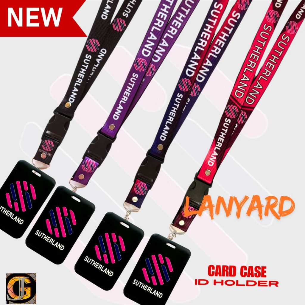 New Sutherland Lanyard Id lace Sling Strap Name Tags | Shopee Philippines