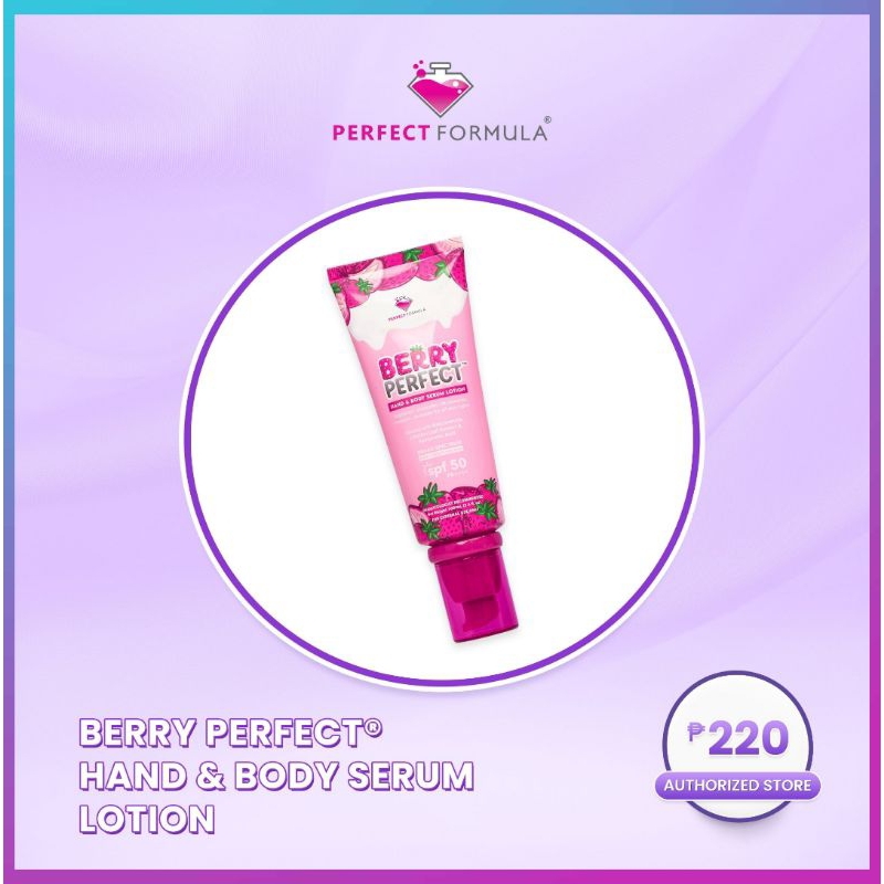 Perfect Formula Berry Hand And Body Serum Lotion 100ml | Shopee Philippines