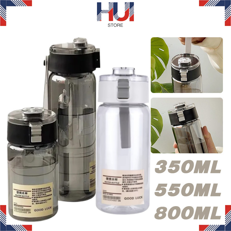 550Ml MUJI Transparent Water Bottle Plastic Portable Leak Proof Drink Cup for Student Kids Water ...