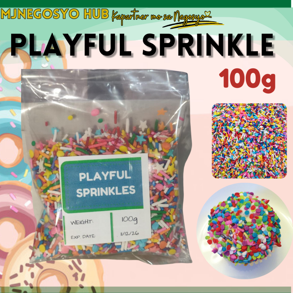Candy Sprinkles 100g for Toppings Dessert Frappe SHP2" | Shopee Philippines