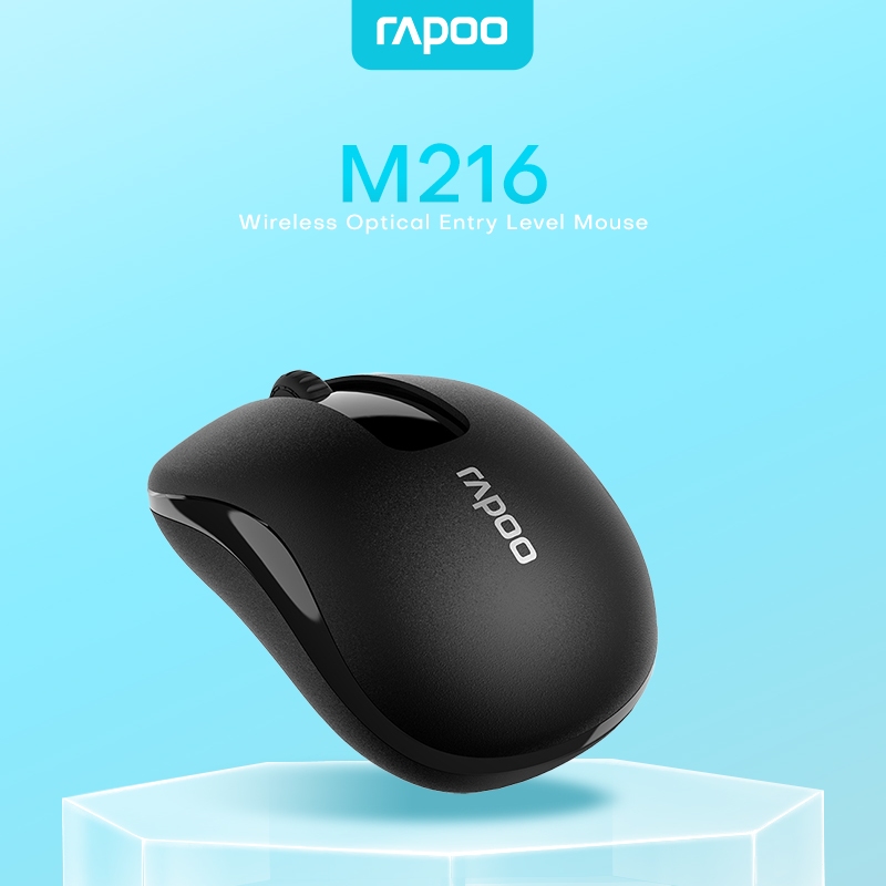 Rapoo M216 Wireless Mouse 2.4G Optical Entry Level Mice for Laptop Computer accessories（black ...