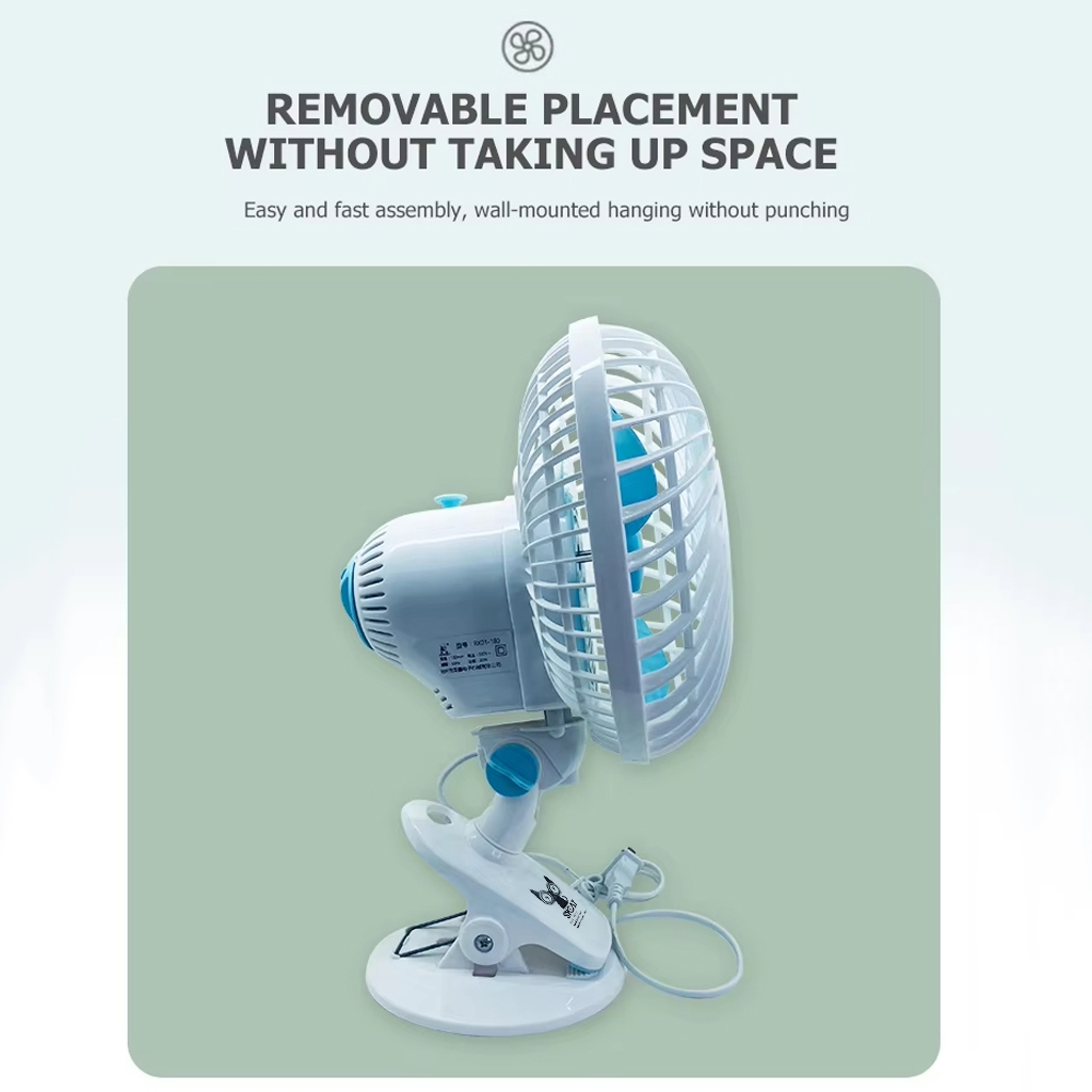 Portable Mini Clip Fan with Strong Grip Clamp for Secure Placement ...