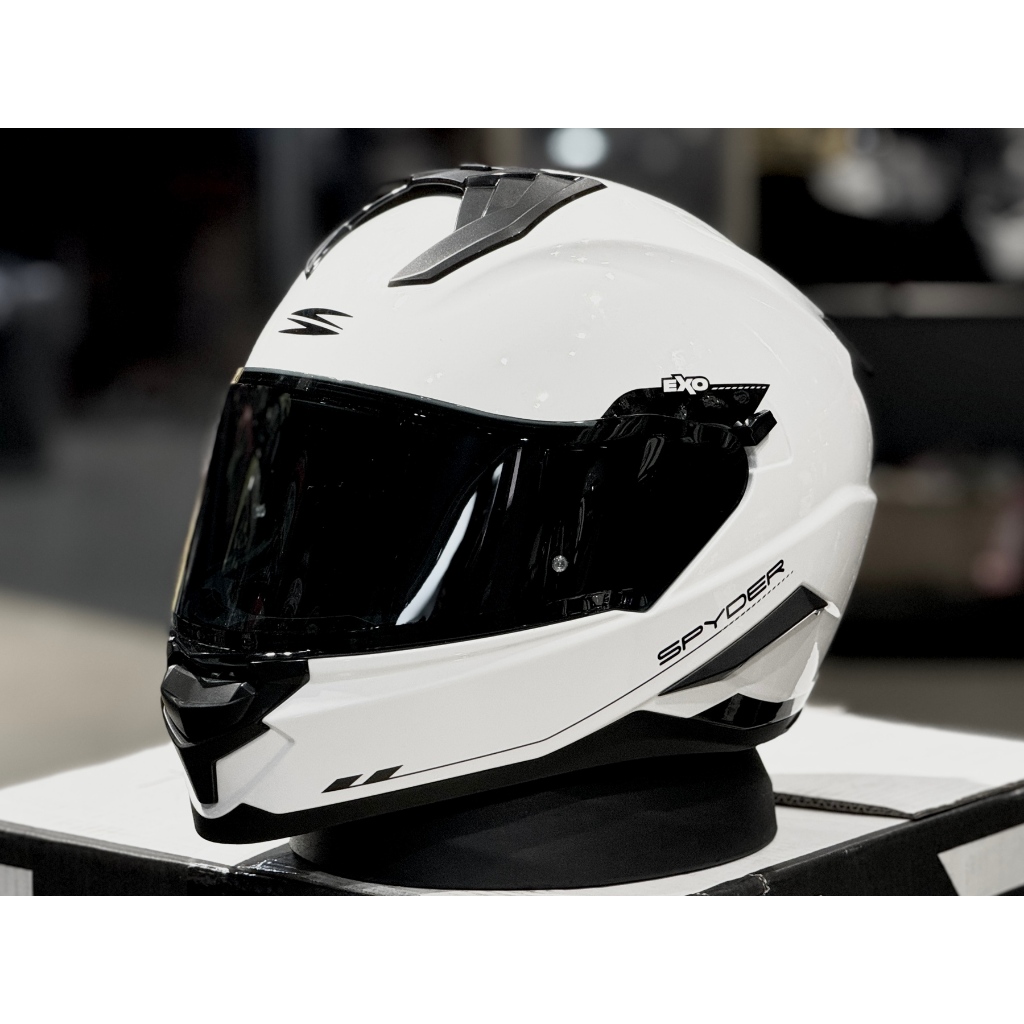 Spyder Exo V2 Full Face Dual Visor Helmet for Motorcycle (Free Clear ...