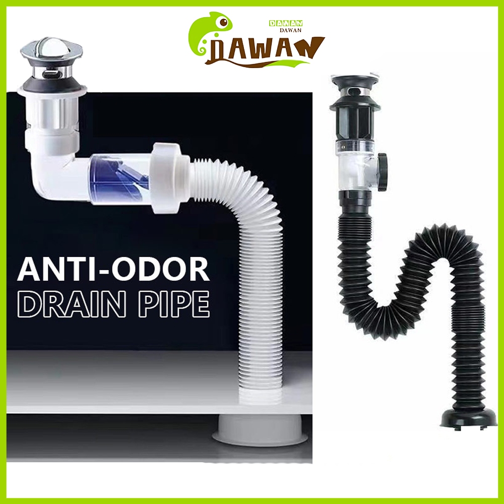 Anti Odor Universal Sink Drain Pipe Retractable Deodorant Sewer ...