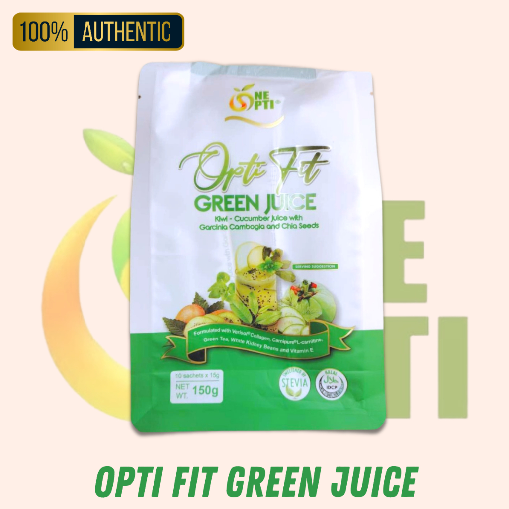 Opti Fit Green Juice 1 Pack (15g x 10 pcs) | Shopee Philippines