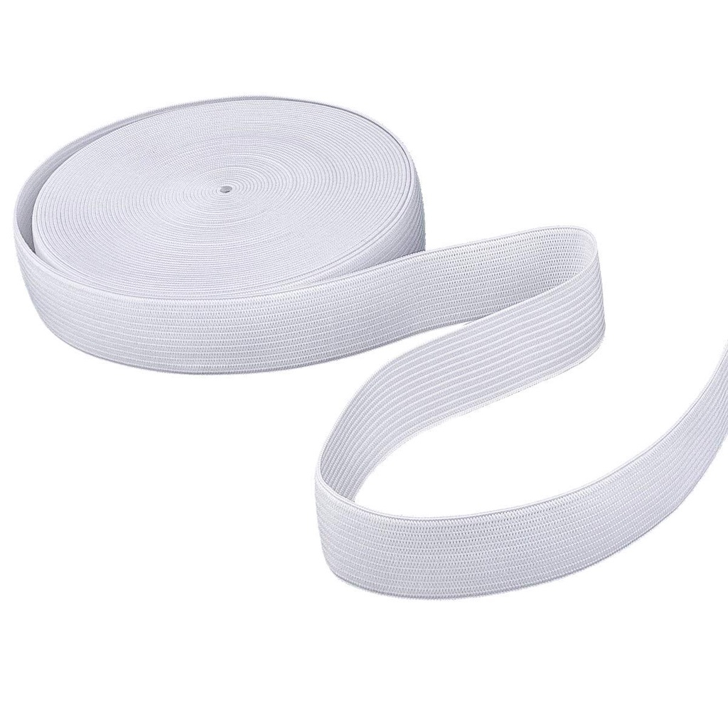 STARCAVE White Garter Elastic 9 Yard 1 inch(2.5cm) Wide Stretchable ...