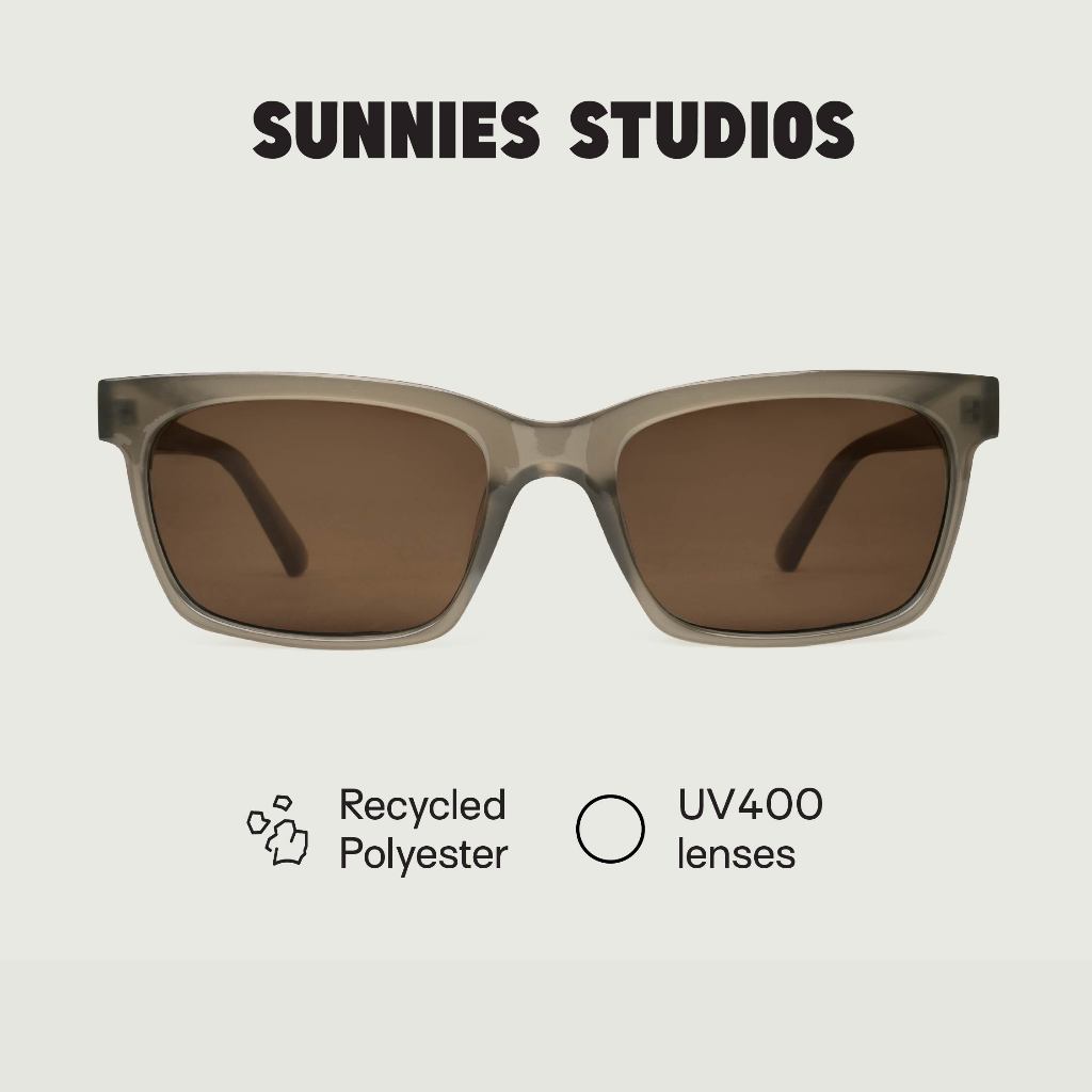 Sunnies Studios Dean (Oversized Rectangle Fashion Sunglasses Shades for ...