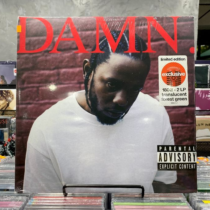 KENDRICK LAMAR Damn Vinyl, Cover Dent (Target, Forest Green, 2LP ...