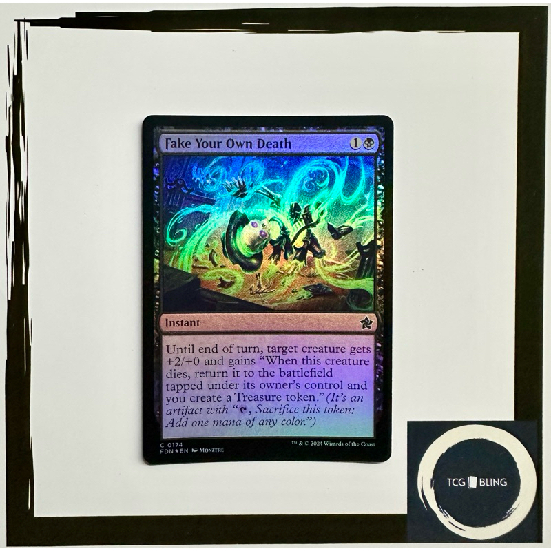 Fake Your Own Death MTG - Foundations (Normal Foil) | Shopee Philippines